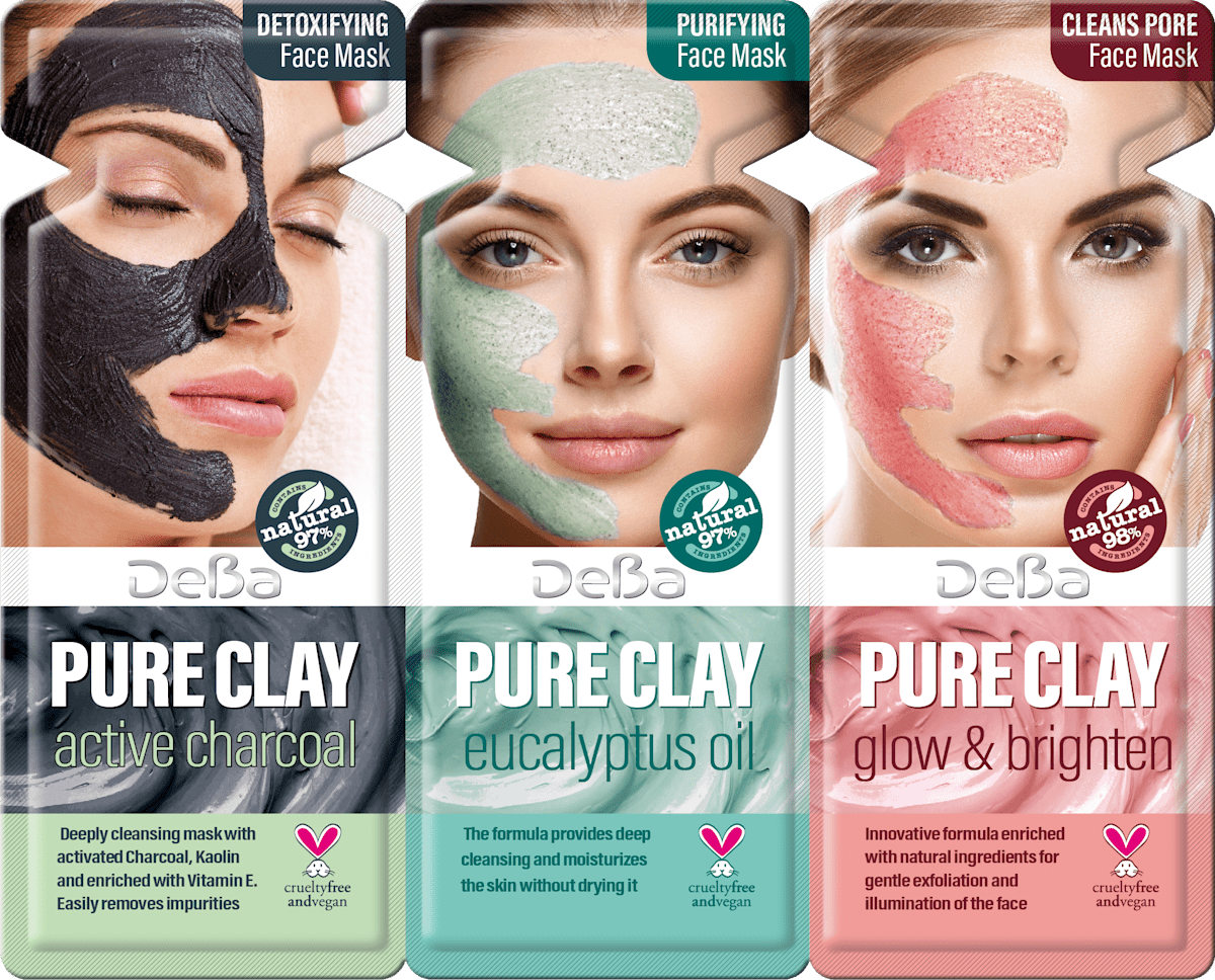 DeBa Маска за почистване на лице, 3 бр. | dm България