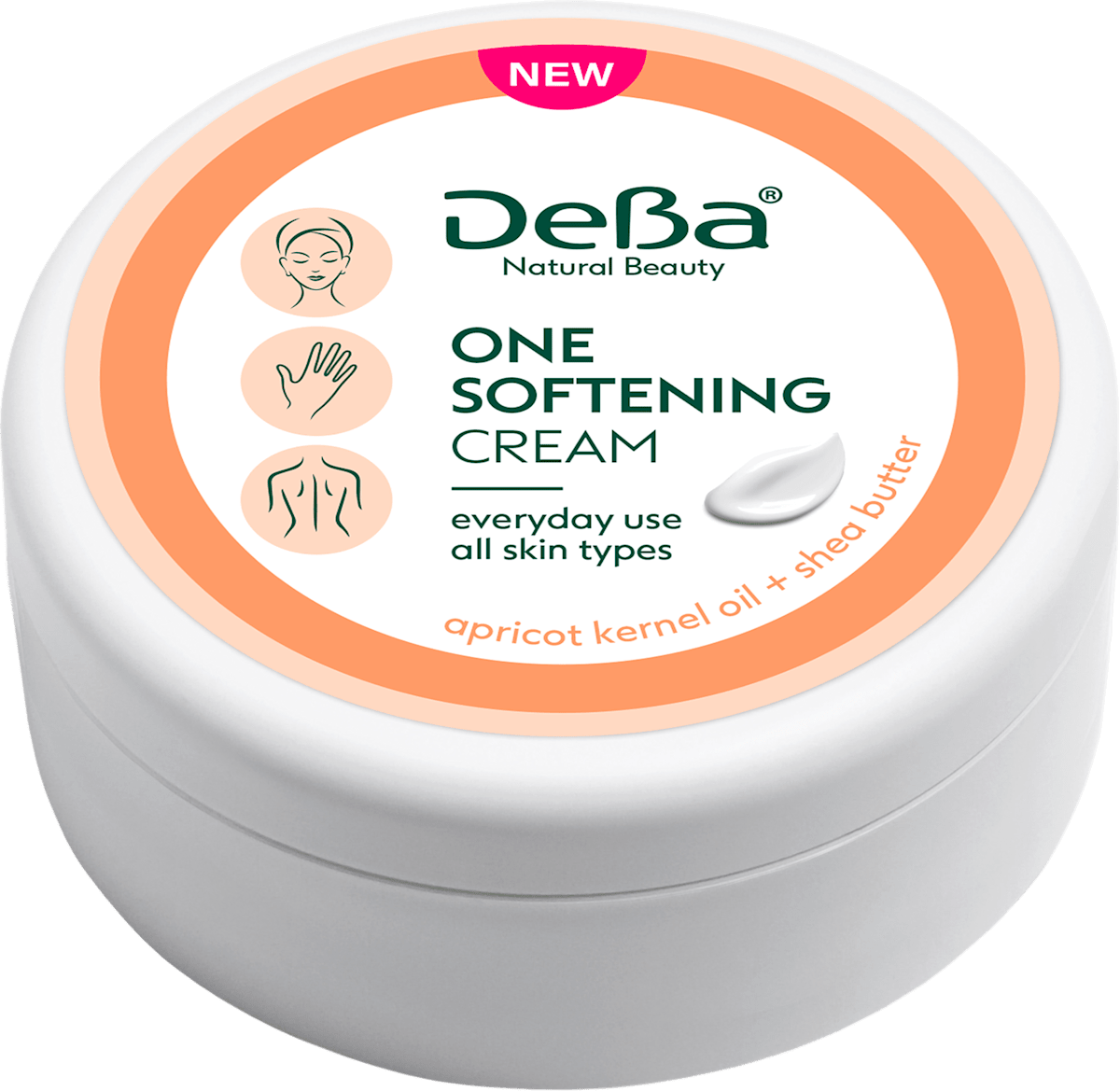 DeBa Универсален крем за лице и тяло Кайсия, 200 ml | dm България