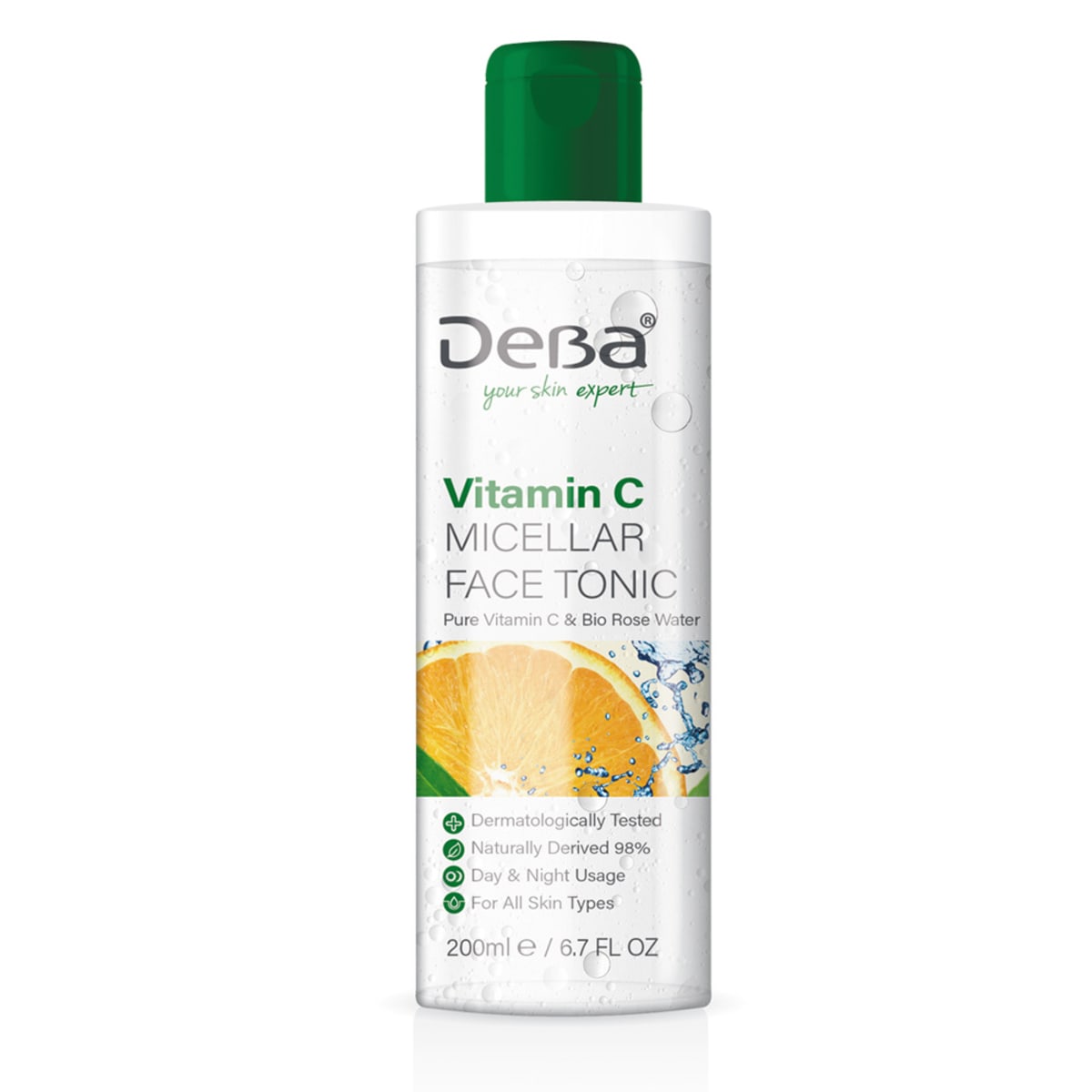 DeBa Мицеларен тоник за лице Vitamin C, 200 ml | dm България