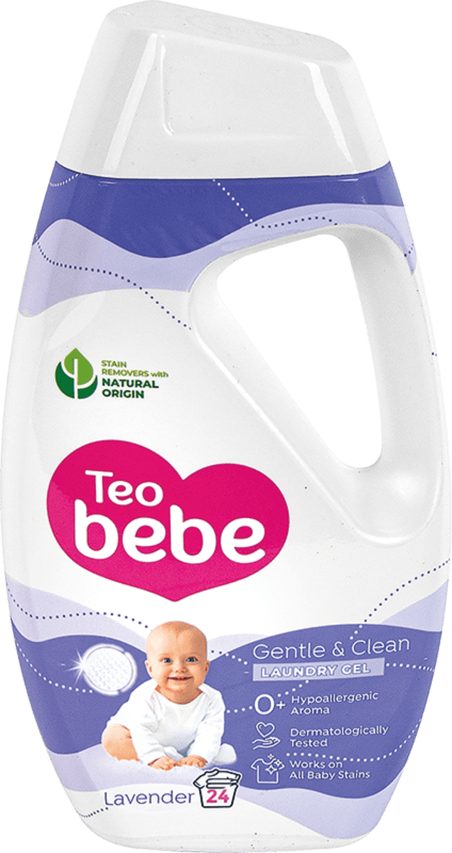 Teo bebe Гел за пране Лавандула, 24 пранета, 1,08 L | dm България