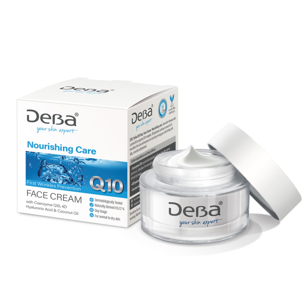 DeBa Подхранващ дневен крем за лице Q10, 50 ml | dm България