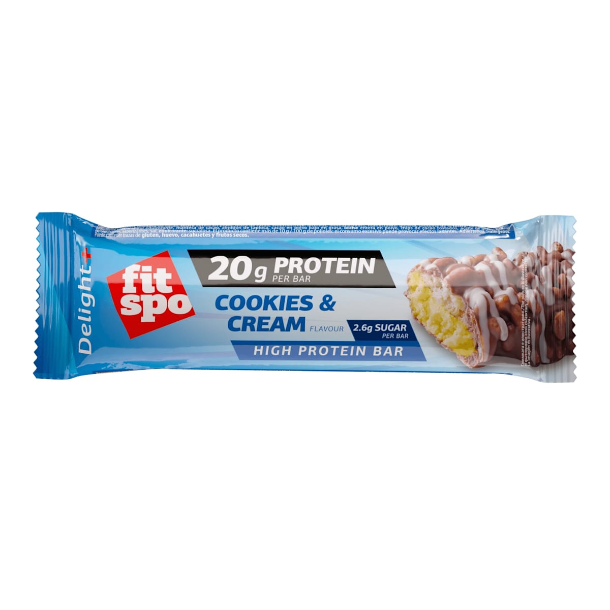 FitSpo Протеинов бар с бисквити и сметана, 60 g | dm България