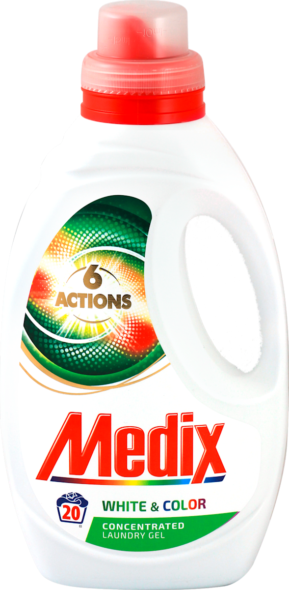 Medix Гел за бяло и цветно пране, 20 пранета, 1,1 L | dm България