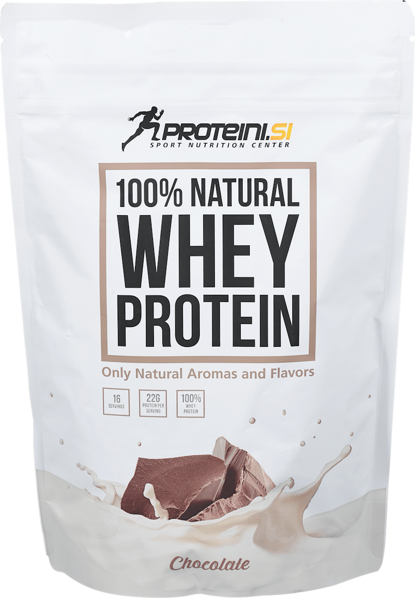 proteini.si 100% NATURAL WHEY PROTEIN - čokolada, 500 g | dm.rs