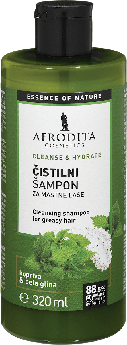 AFRODITA Essence of Nature Cleanse & Hydrate šampon za masnu kosu, 320 ...