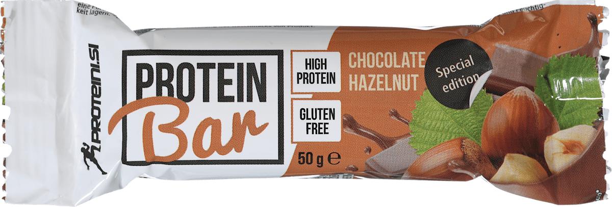 proteini.si Beljakovinska ploščica Chocolate Hazelnut, 50 g | dm.si