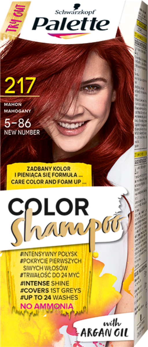 Palette COLOR Shampoo Szampon koloryzujący 217 Mahoń, 1 szt. kupuj w ...