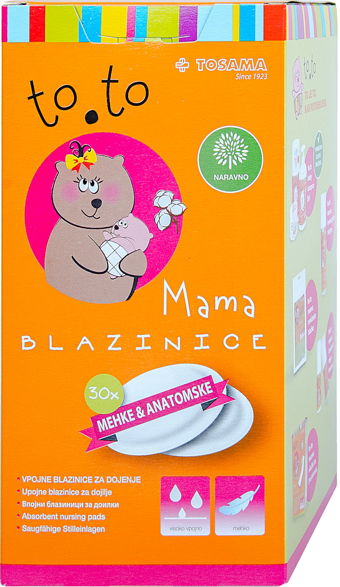 to.to Mama blaznice za dojilje, 30 kom. | dm Bosna i Hercegovina