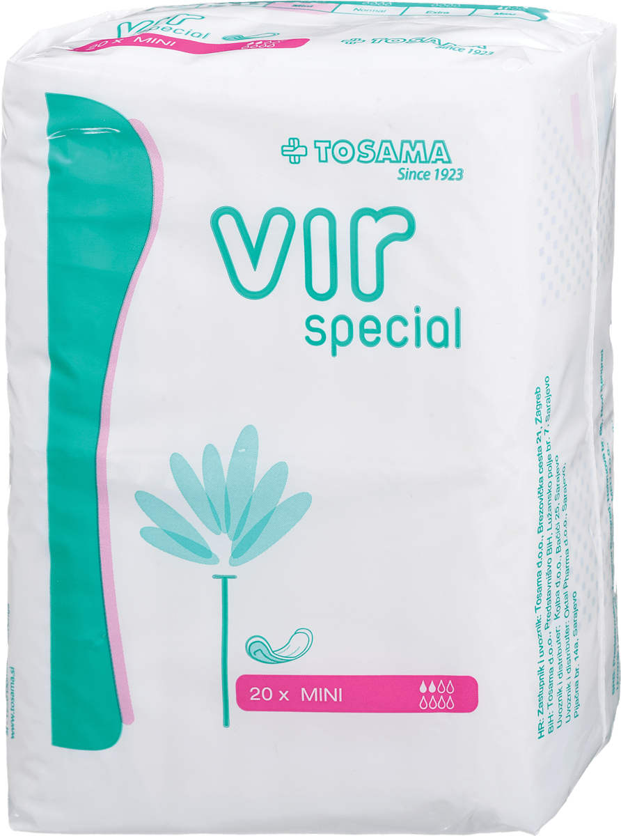 Tosama Vir Special predloge za inkontinenco MINI, 20 kos | dm.si