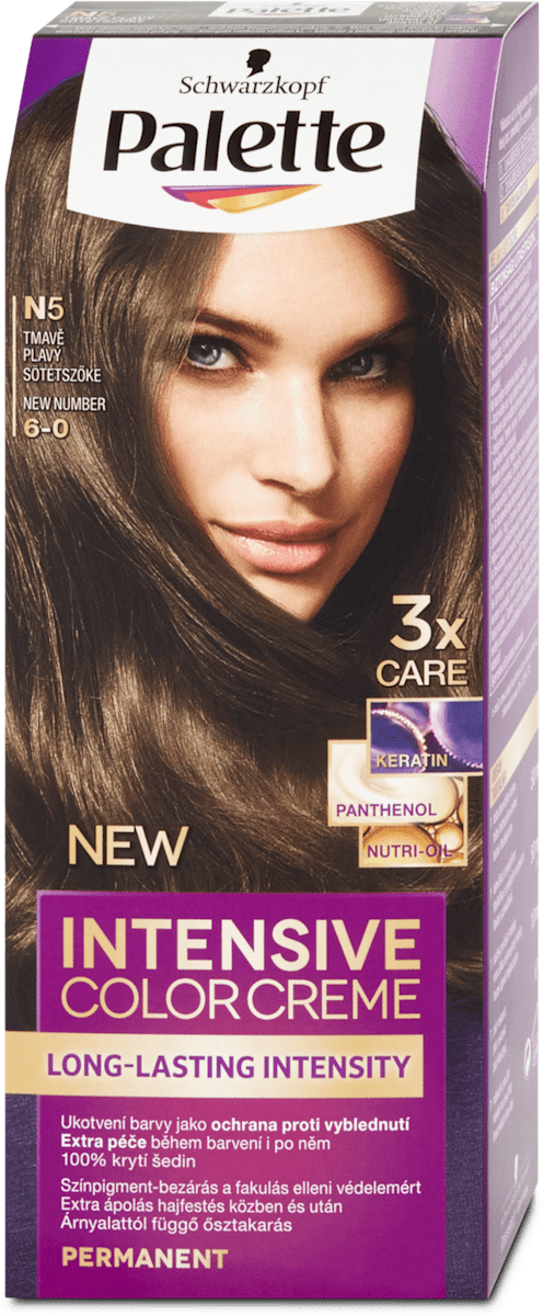 Palette INTENSIVE COLOR CREME Boja za kosu - n5 Dark Blond, 1 kom. | dm ...
