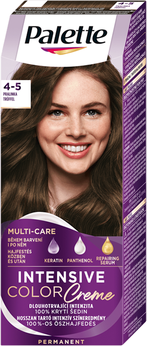 Palette INTENSIVE COLOR CREME barva na vlasy 4-5 Pralinka, 1 ks | dm.cz