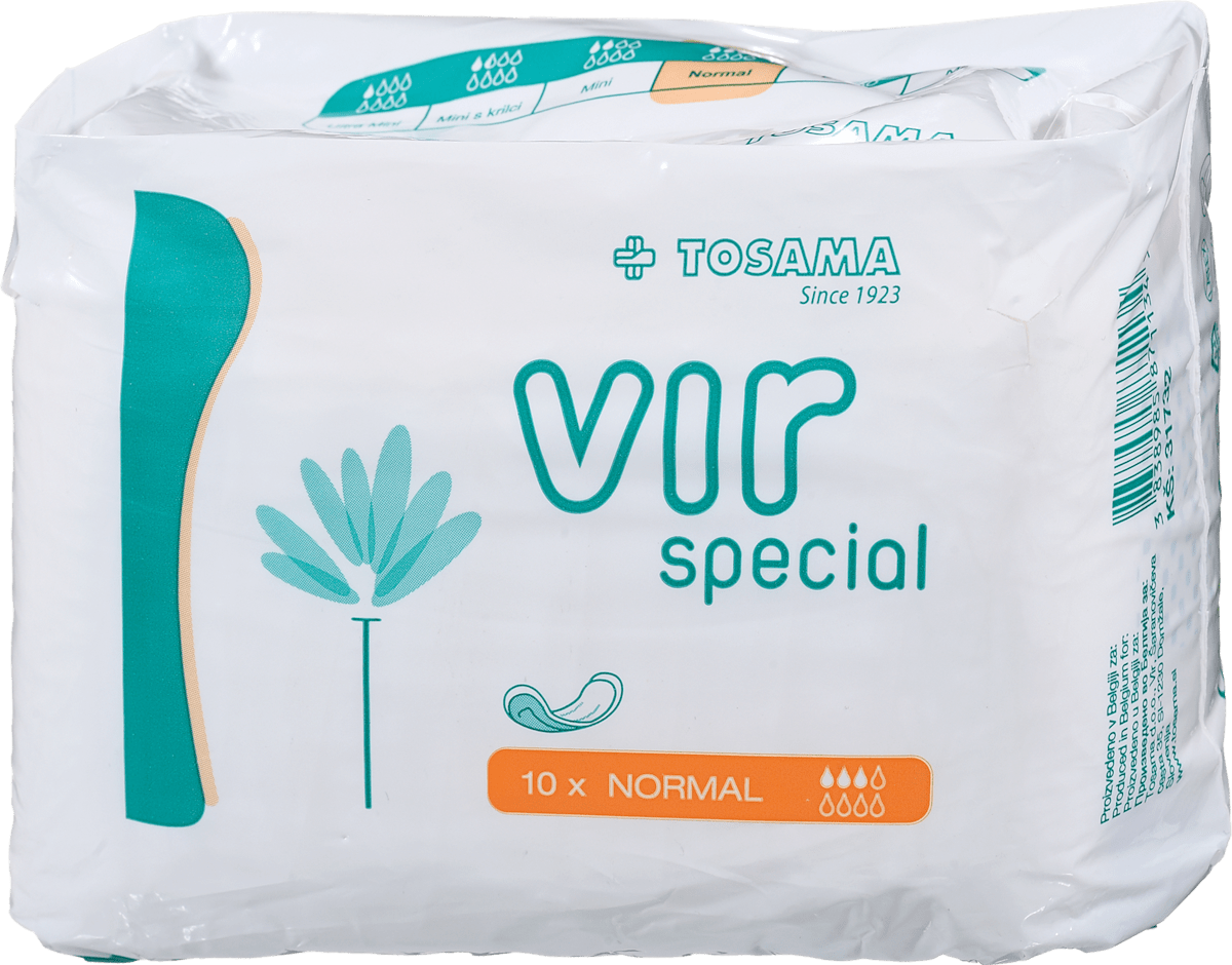 Tosama Vir special predloge za inkontinenco NORMAL, 10 kos | dm.si