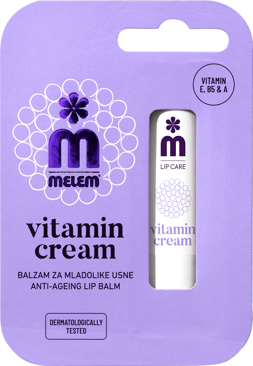 Melem Vitamin cream balzam za usne, 4,5 g | dm Bosna i Hercegovina