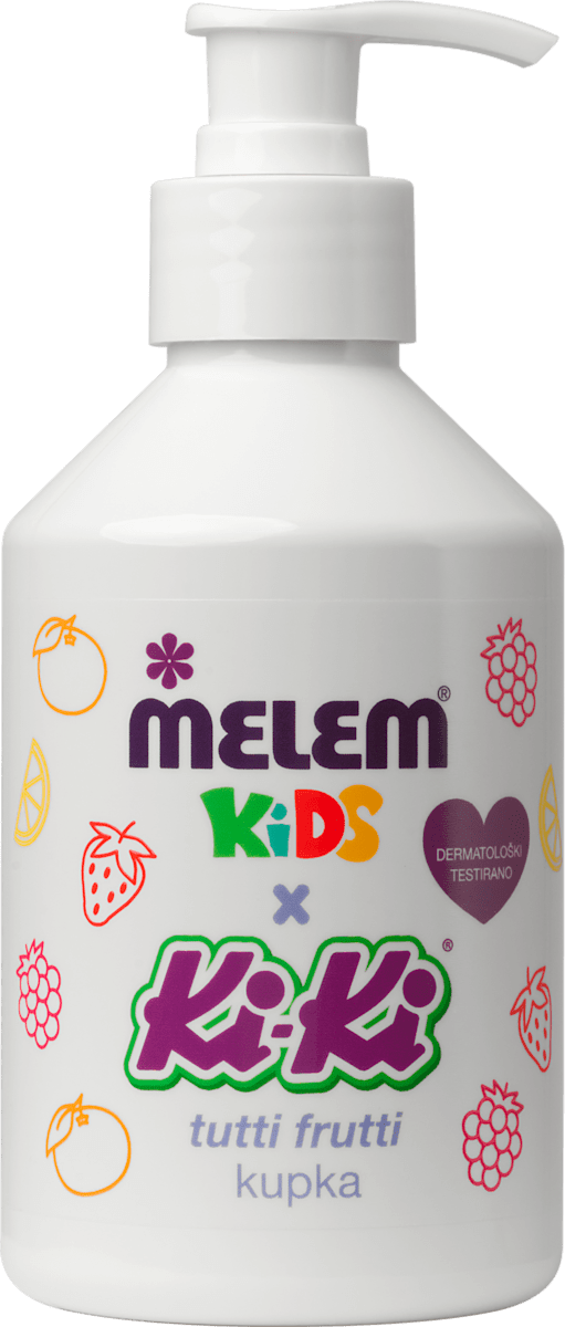 Melem Kids Ki-ki dječija kupka – tutti frutti, 300 ml | dm Bosna i ...
