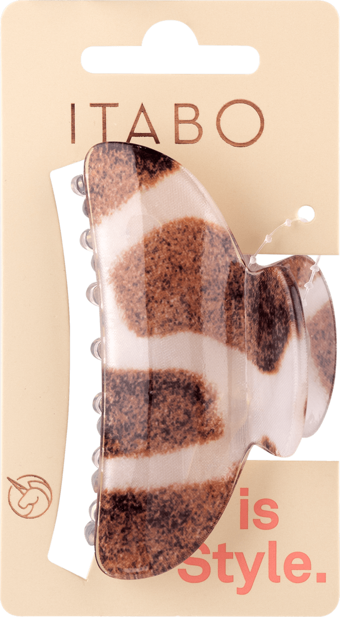 ITABO Kopča za kosu – smeđe-bijela, 1 kom. | dm.hr