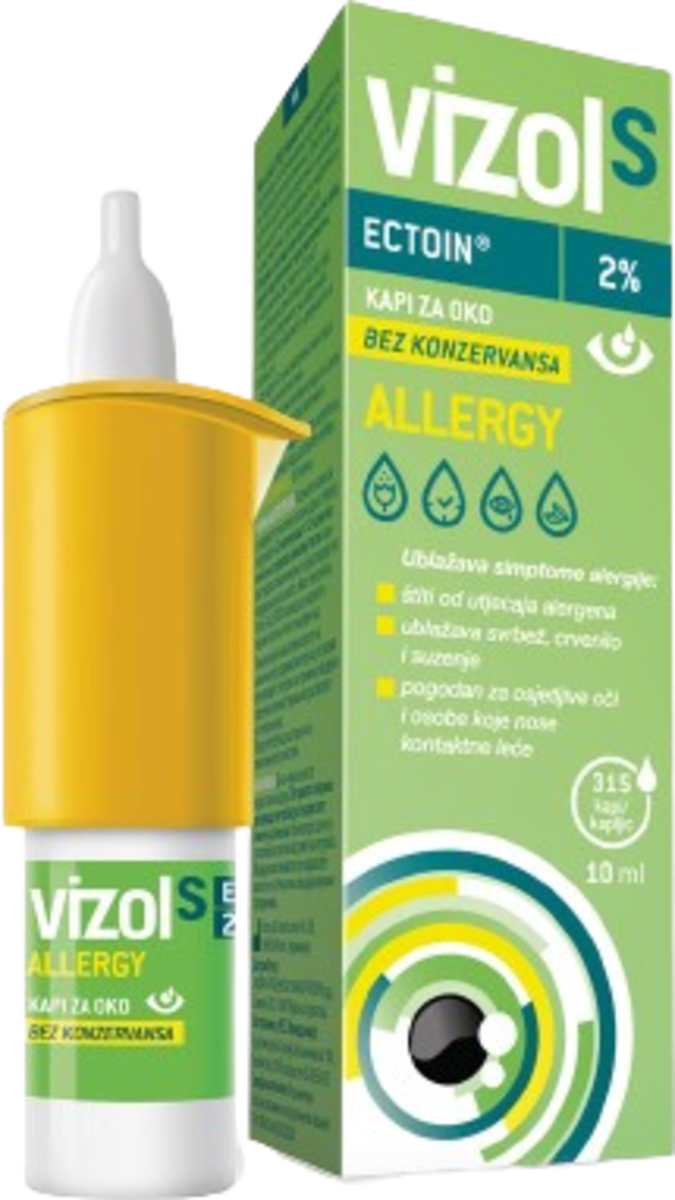 JGL Vizol S Allergy kapi za oko, 10 ml | dm.hr