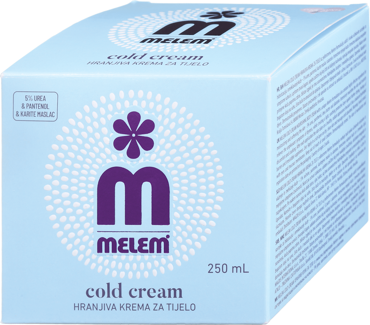 Melem Negovalna krema za telo cold cream, 250 ml | dm.si