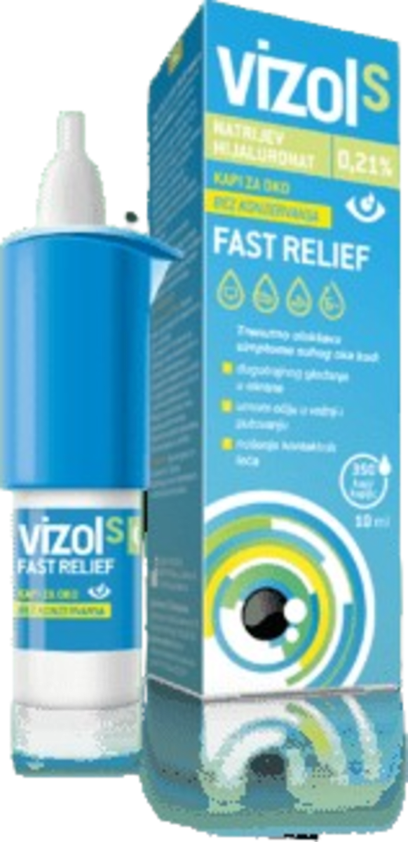 JGL Vizol S Fast Relief kapi za oči, 10 ml | dm.hr