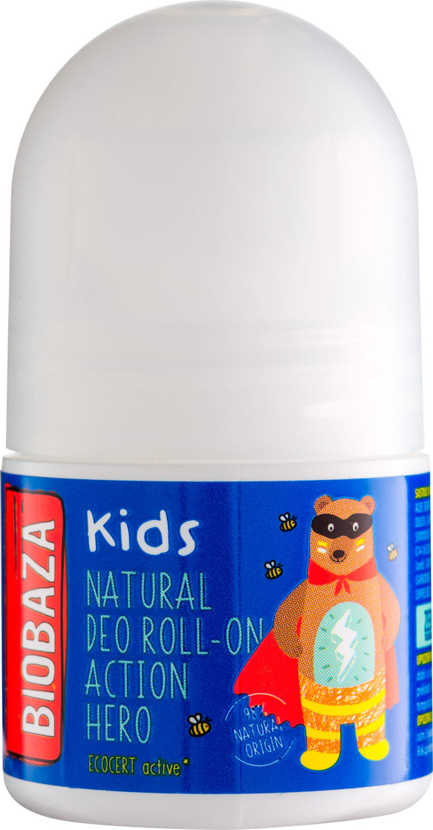 Biobaza Deodorant natural pentru copii Action Hero, 1 buc | dm.ro