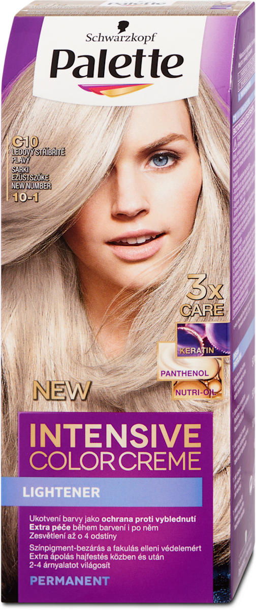 Palette INTENSIVE COLOR CREME Boja za kosu – 10-1 (C10) ledeno srebrno ...
