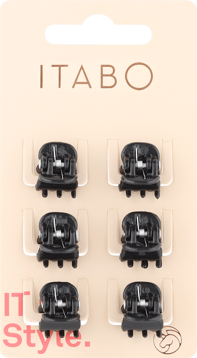 ITABO Kopčice za kosu – crne, 1 kom. | dm.hr