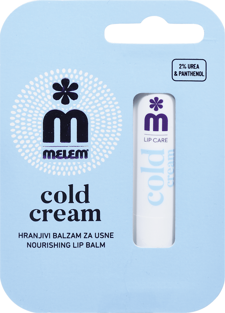 Melem Hranilni balzam za ustnice Cold Cream, 4,5 g | dm.si