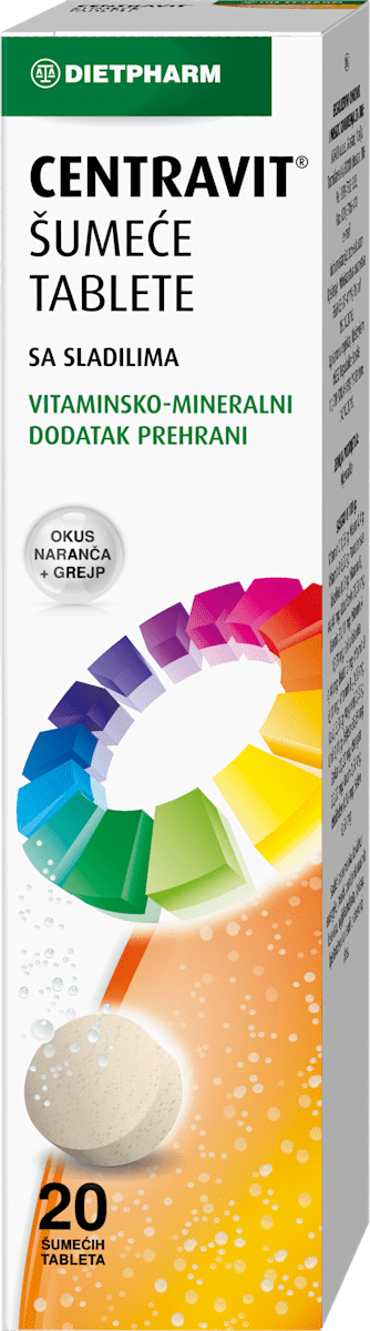 DIETPHARM Centravit šumeće tablete, 20 kom. | dm.hr