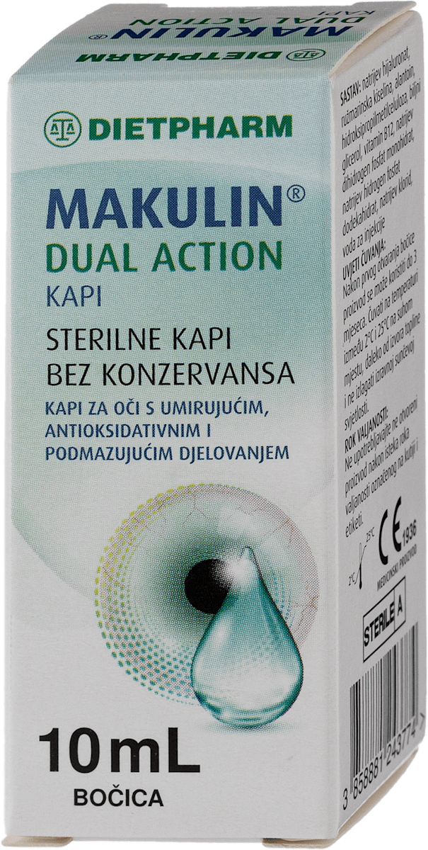 DIETPHARM Makulin Dual Action kapi za oči, 10 ml | dm.hr