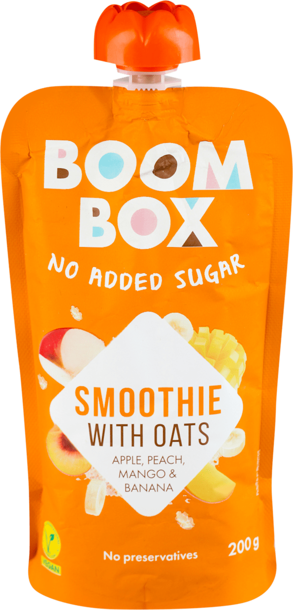 BOOM BOX SMOOTHIE pasterizovana kaša - ovsene pahuljice, jabuka ...