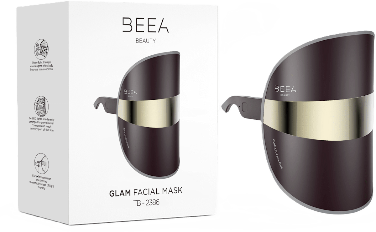 BEEA BEAUTY Glam maska za lice sa LED svjetlima, 1 kom. | dm.hr