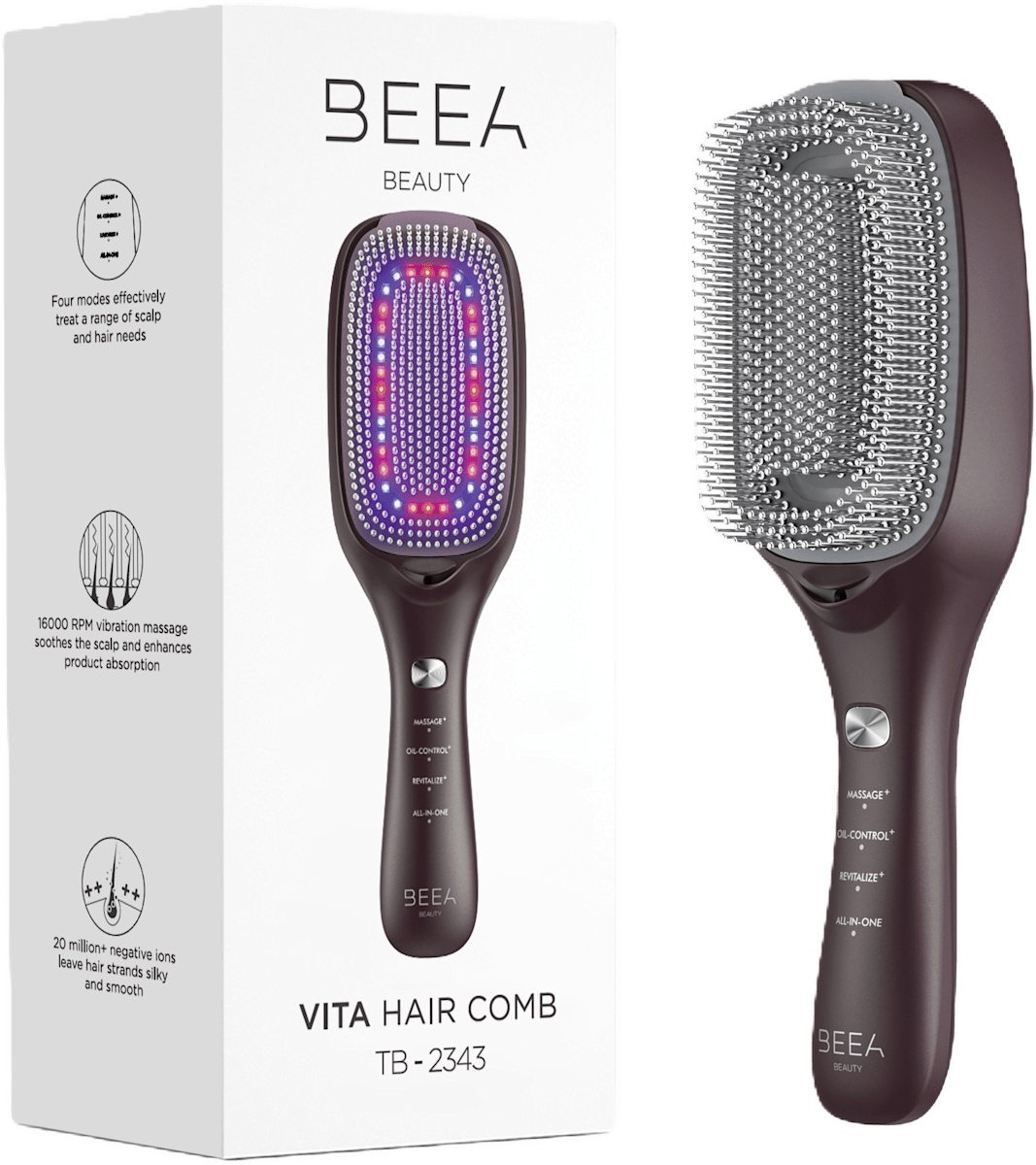BEEA BEAUTY Vita Hair Comb češalj za jačanje i rast kose, 1 kom. | dm.hr