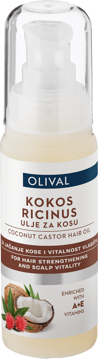 OLIVAL Ulje za kosu – Kokos Ricinus, 60 ml | dm.hr