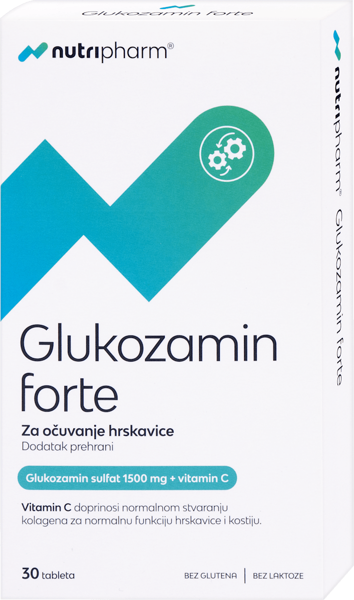 nutripharm Glukozamin forte za očuvanje hrskavice, 30 kom. | dm.hr