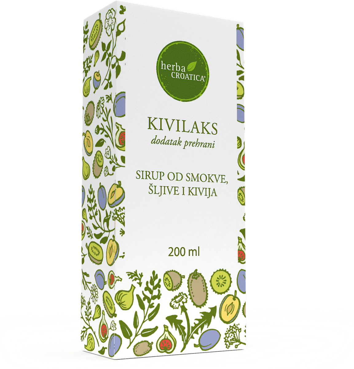 herba CROATICA Sirup od smokve, šljive i kivija, 200 ml | dm.hr