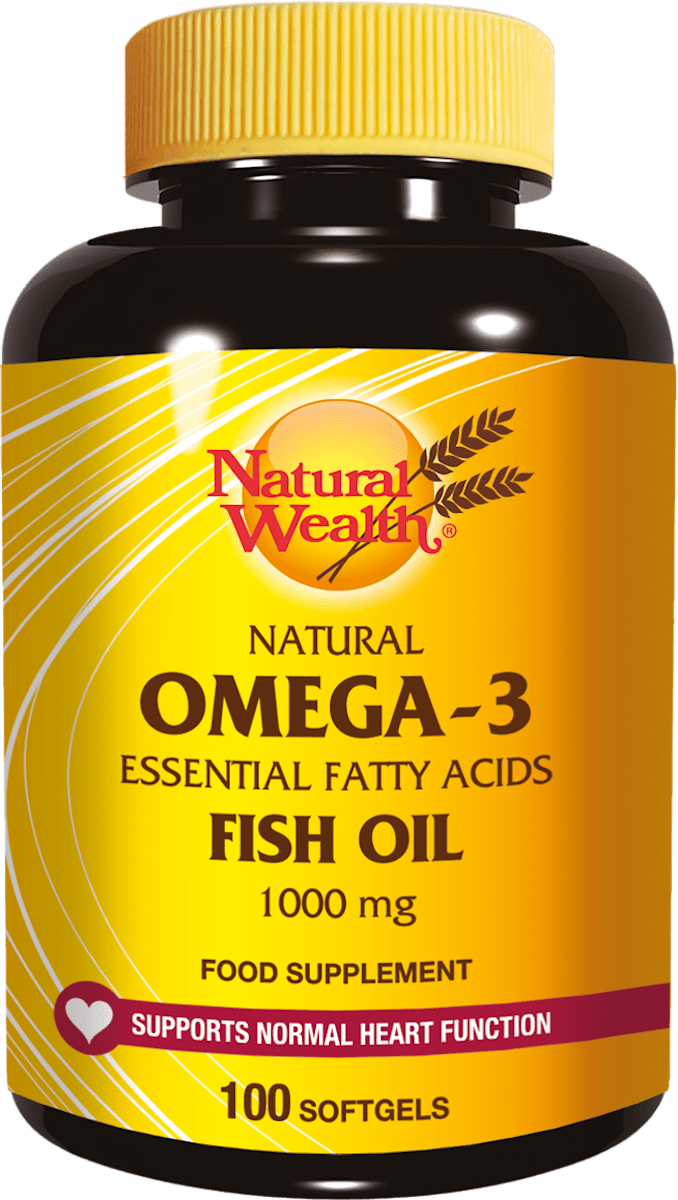 Natural Wealth Natural Prirodne Omega-3 esencijalne masne kiseline, 100 ...
