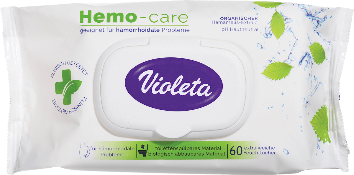 Violeta Hemo-care vlažni toaletni papir, 60 kom. | dm Bosna i Hercegovina