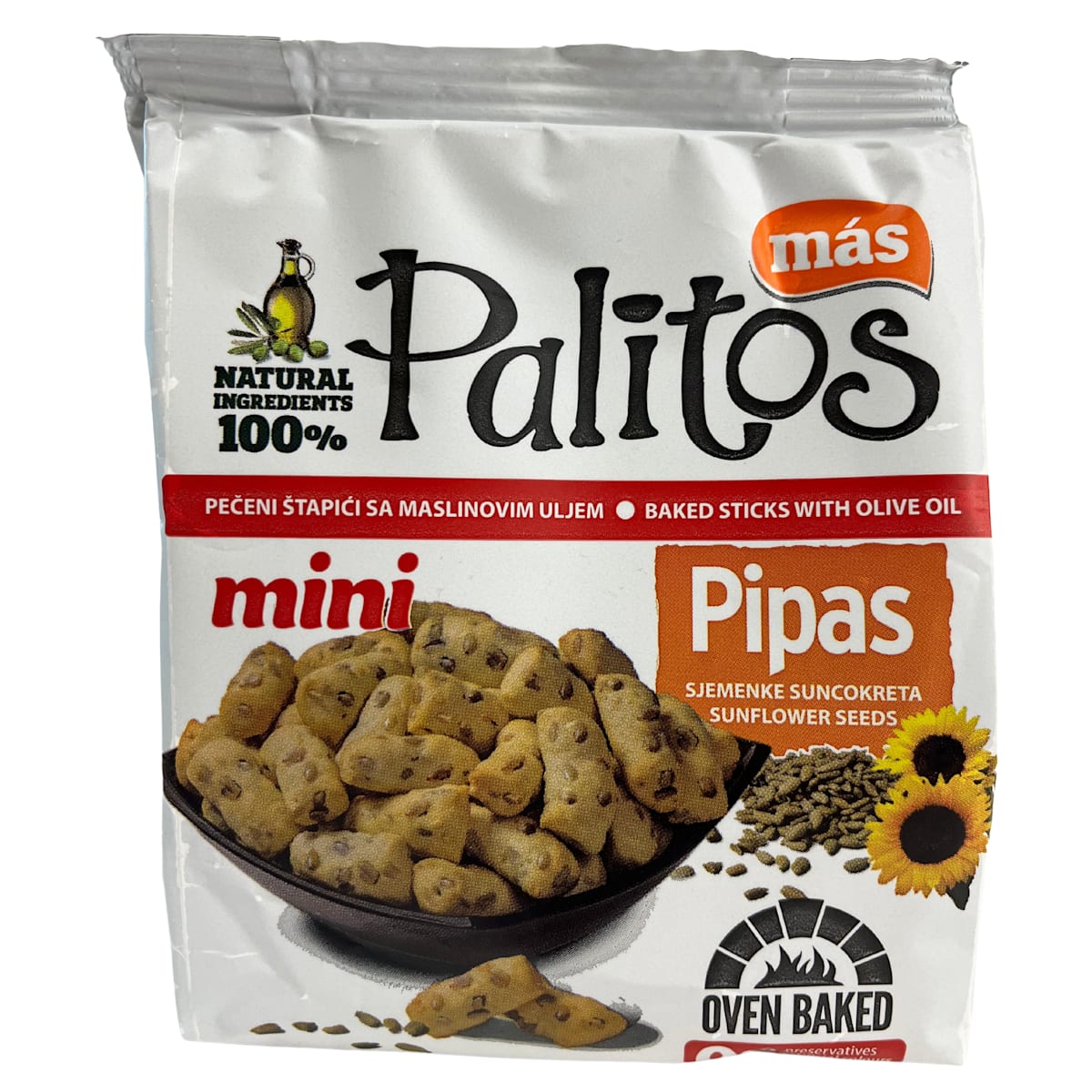 más Palitos mini pipas hrskave grickalice, 100 g | dm Bosna i Hercegovina