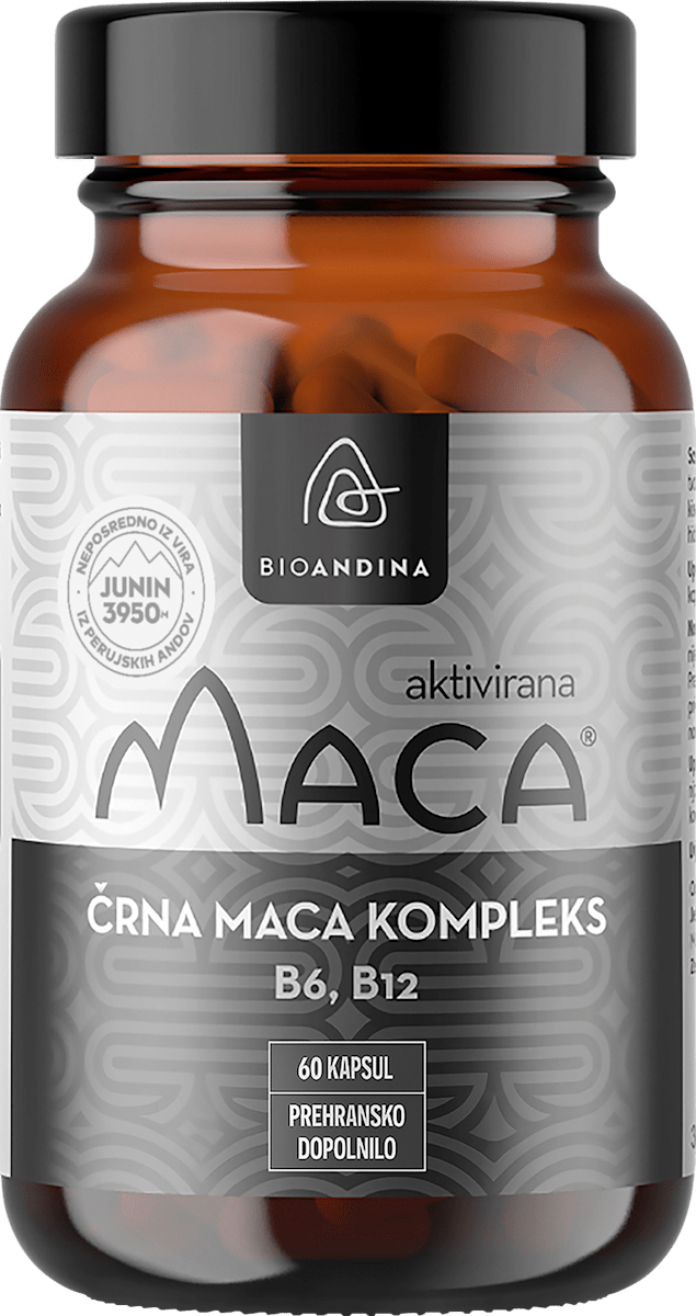 BIOANDINA Prehransko dopolnilo Črna maca kompleks, 60 kos | dm.si
