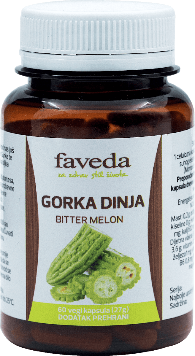 faveda Gorka dinja - Bitter Melon, 60 kapsula, 27 g | dm Bosna i ...