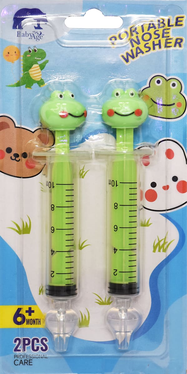 Baby Age Šprica za čišćenje dječjeg nosa – žaba, 1 kom. | dm.hr