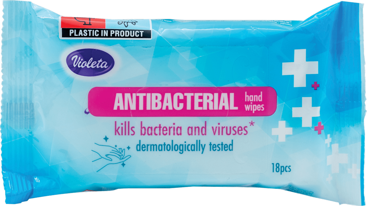 Violeta Antibacterial vlažne maramice, 18 kom. | dm Bosna i Hercegovina