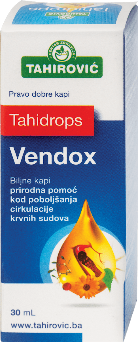 TAHIROVIĆ Tahidrops Vendox biljne kapi za vene i cirkulaciju, 30 ml ...