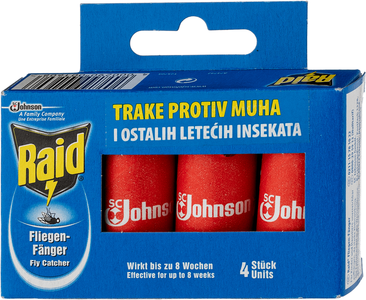 Raid Ljepljive trake protiv muha, 4 kom. | dm Bosna i Hercegovina