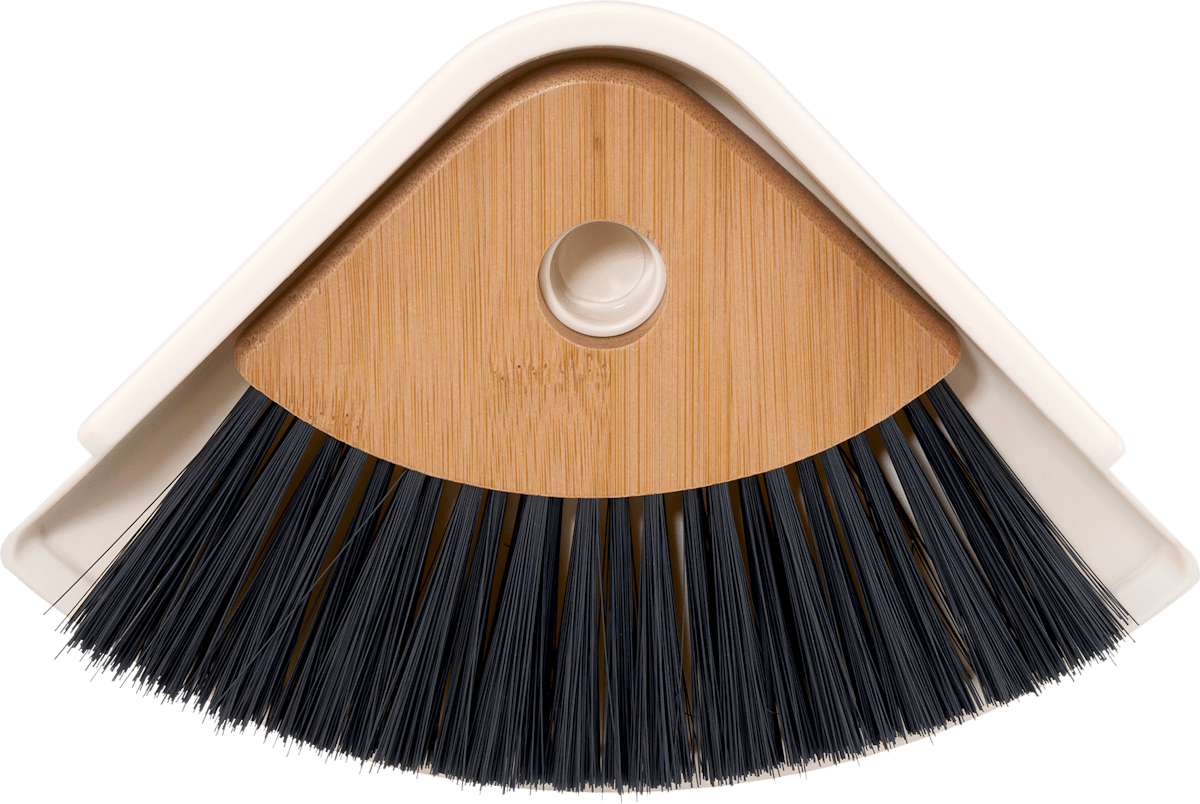 Dekorieren & Einrichten Kehrschaufel mit Handfeger, beige (18x3 cm), 1 ...