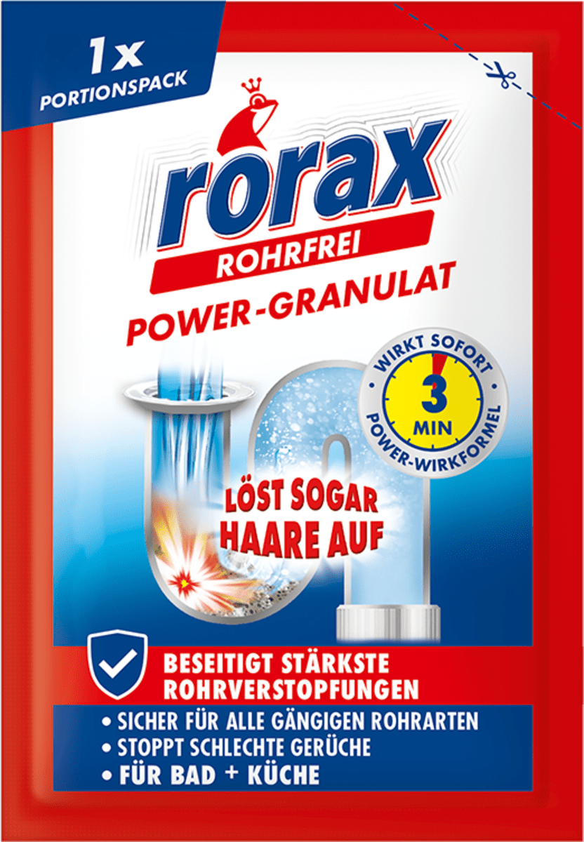 rorax Čistač odvoda u granulama, 60 g | dm.hr