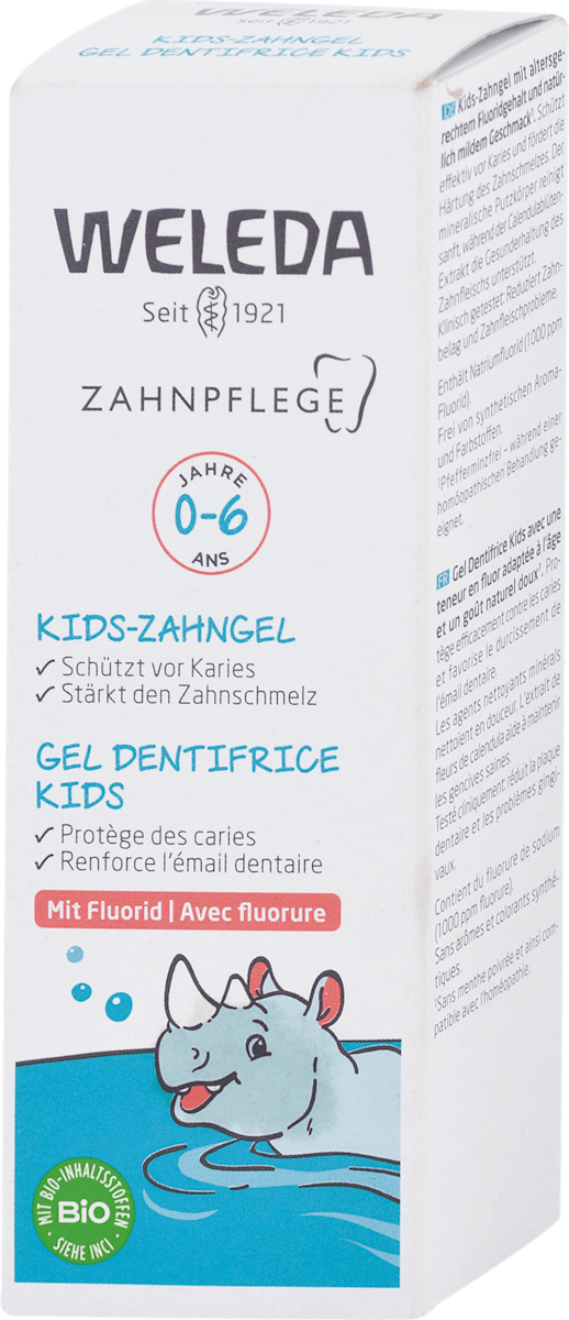WELEDA Detský zubný gél Kids 0-6 rokov, 50 ml | mojadm.sk