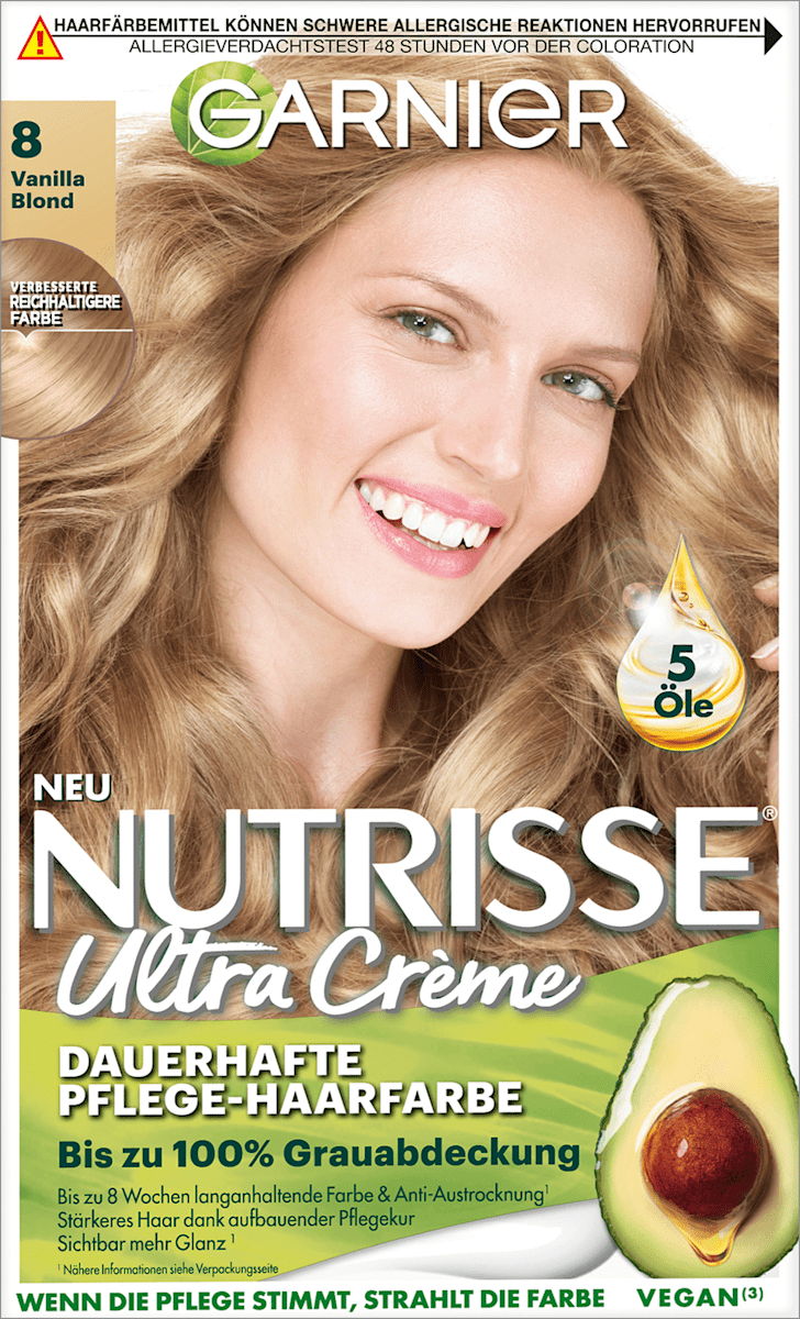 GARNIER NUTRISSE Haarfarbe 8 Vanilla Blond, 1 St dauerhaft günstig ...