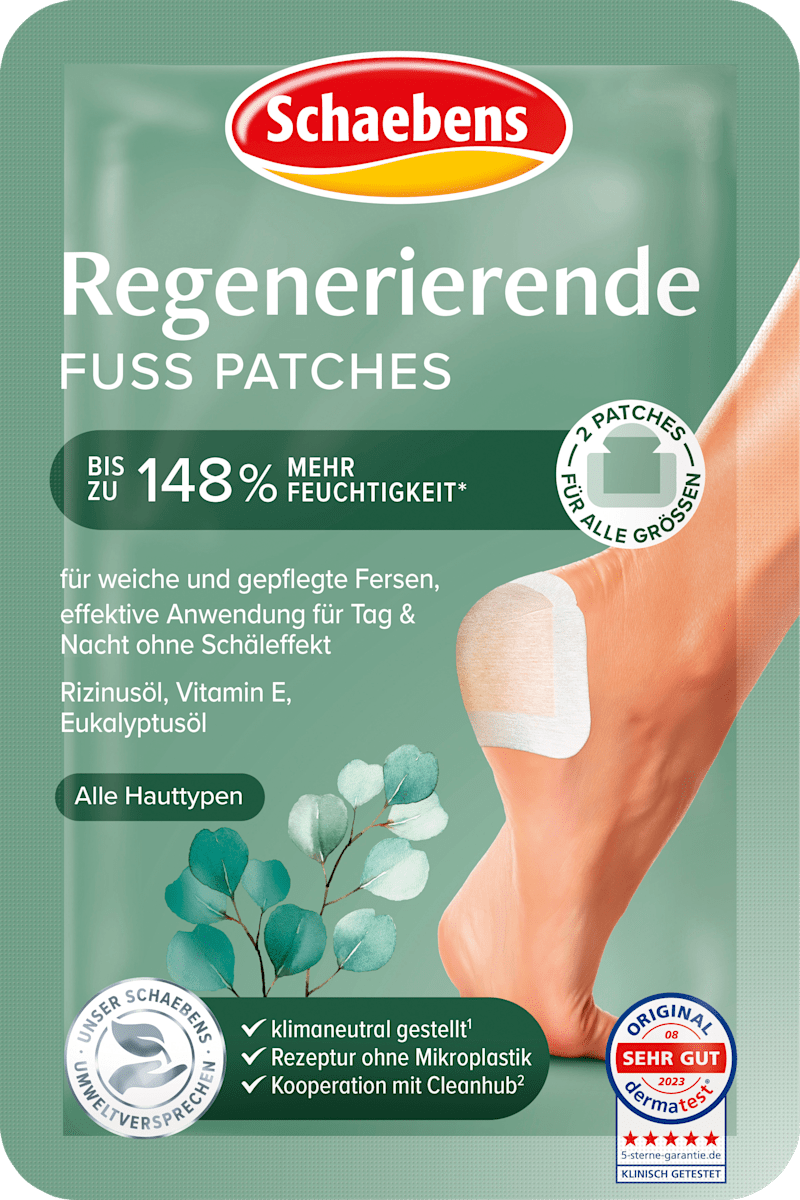 Schaebens Fuß Patches Regenerierend, 2 St | dm.at