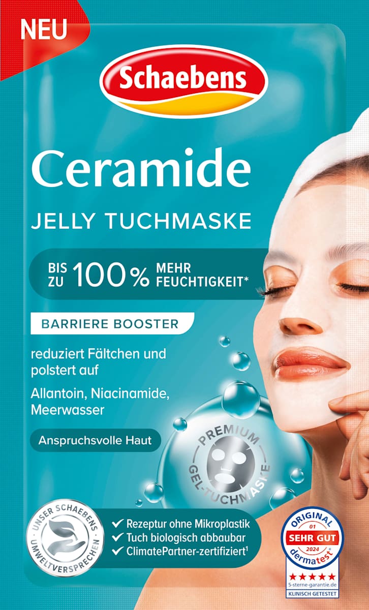 Schaebens Tuchmaske Jelly Ceramide, 1 St dauerhaft günstig online kaufen | dm.de