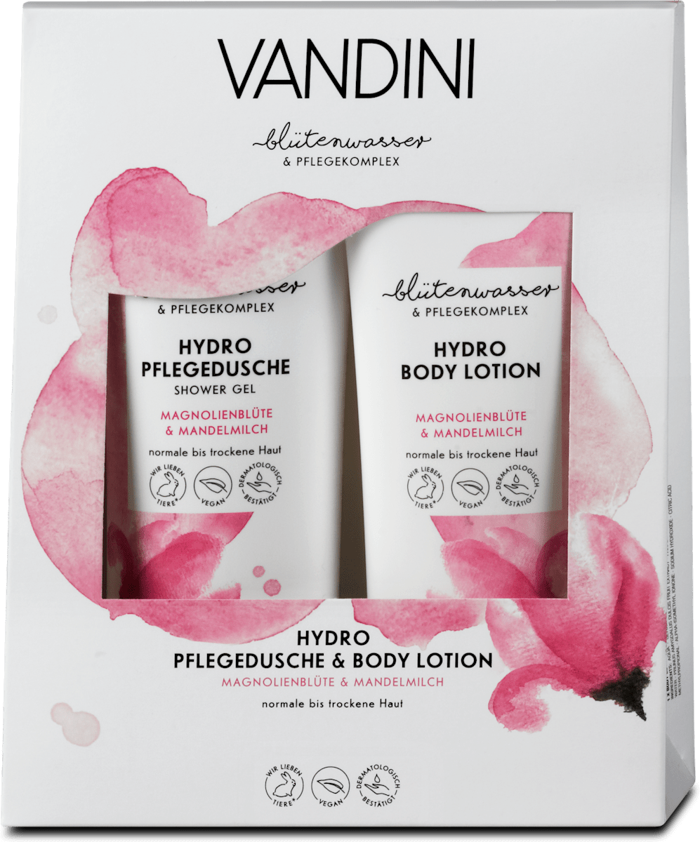 VANDINI Geschenkset Hydro Körperpflege Pflegedusche & Body Lotion, 1 St ...